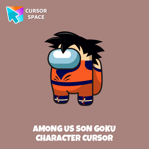 Among Us Son Goku Character Cursor - Cursor Pack | Cursor Space