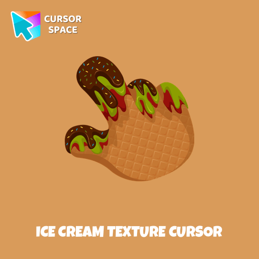 Ice Cream Texture Cursor - Cursor Pack | Cursor Space